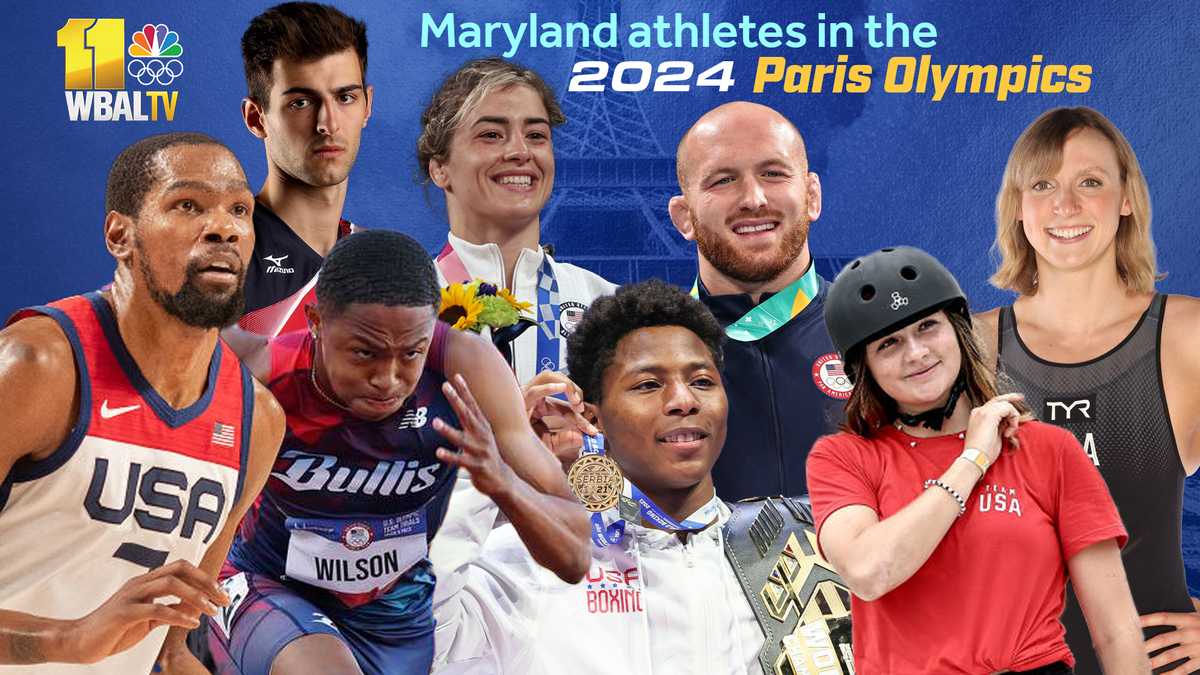 Meet the Maryland athletes competing at the 2024 Paris Olympics