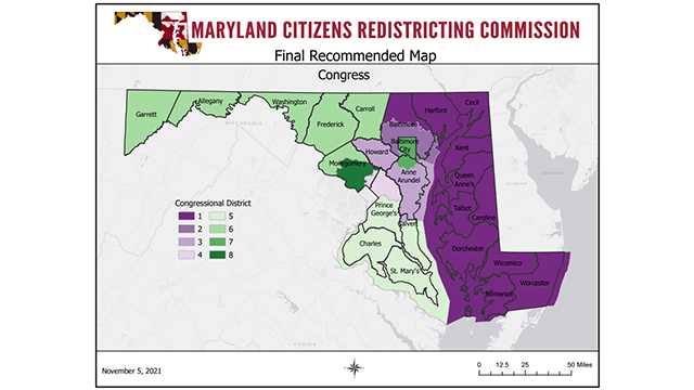 Md Lawmakers To Consider Redistricting Maps In Special Session