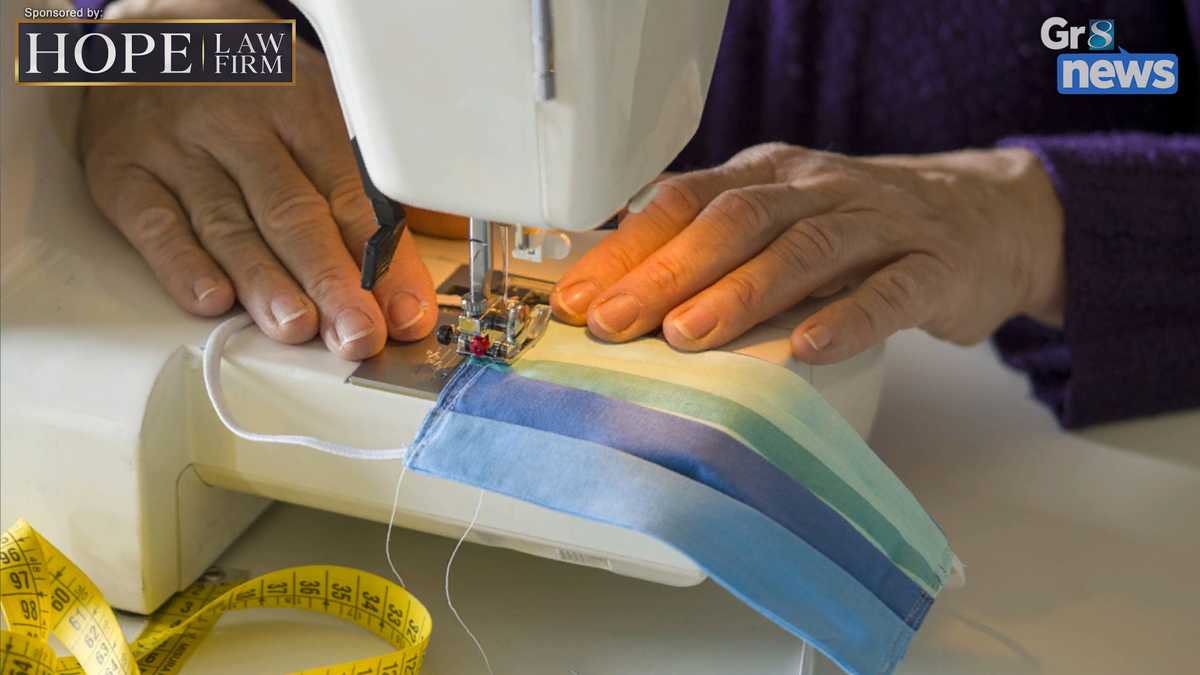 Gr8 News: Community comes together to sew masks for its students
