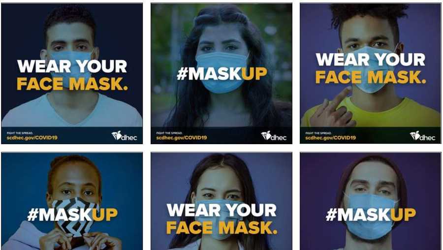DHEC launches new campaign encouraging young people to "mask up"