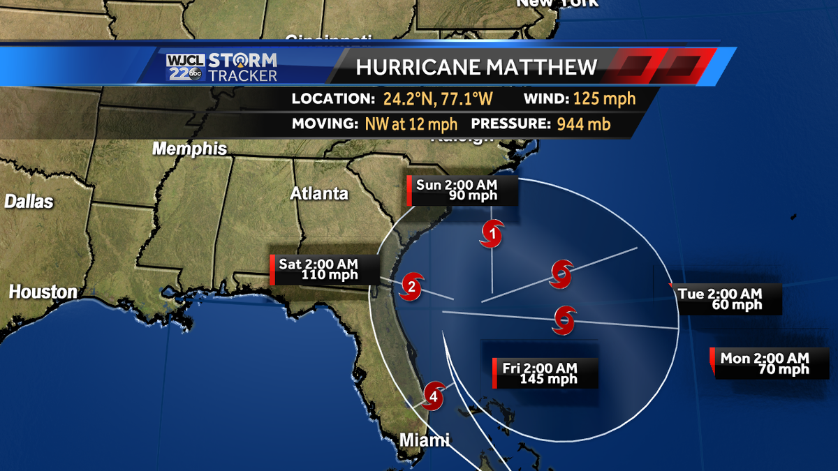Hurricane Matthew: First outer rain bands near Florida; thousands in ...