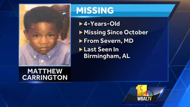 Severn boy missing for months possibly seen in Alabama