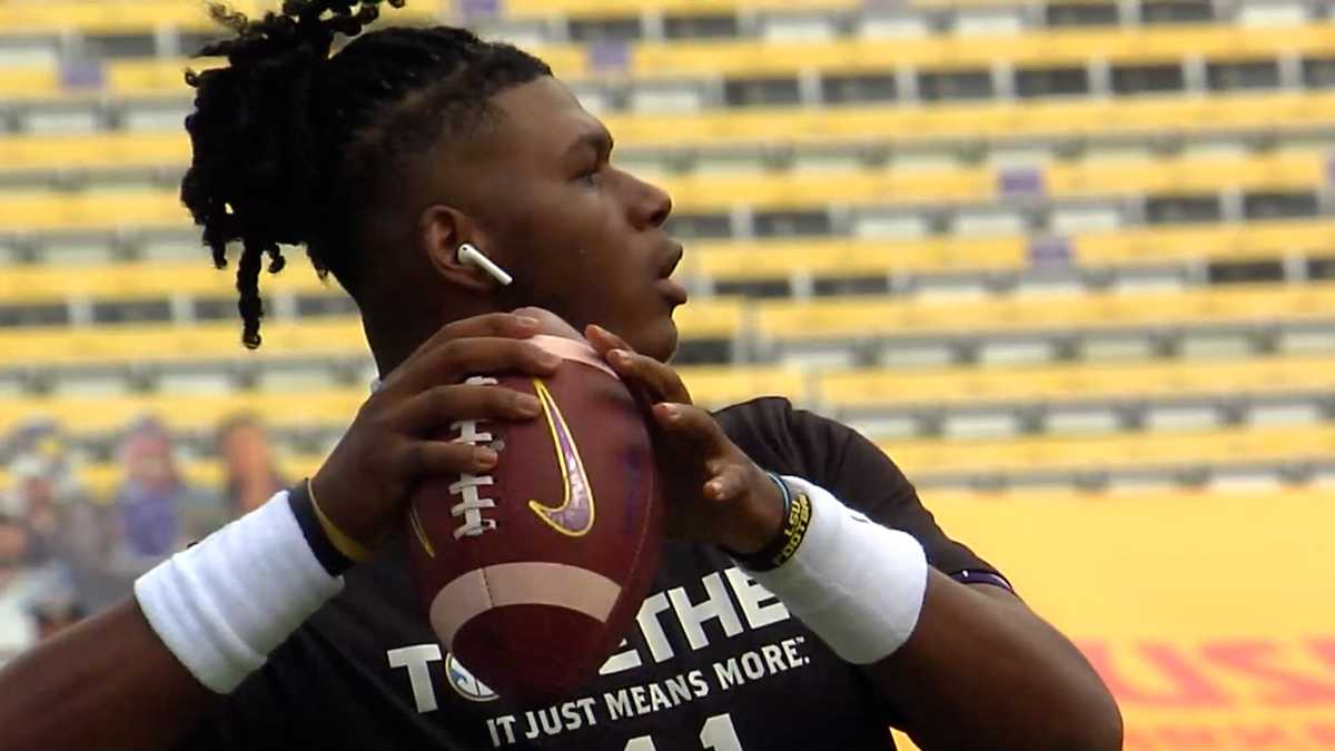 Ed Orgeron names T.J. Finley starting quarterback for LSU's game vs ...