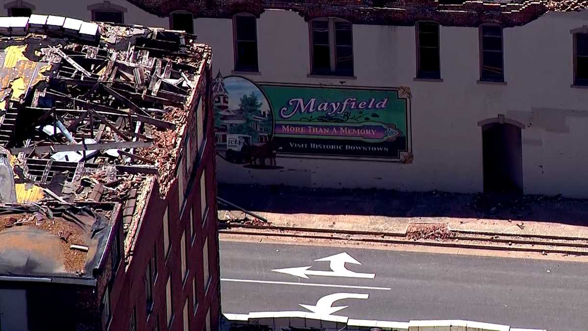 6 months later: An aerial tour of tornado damage still lingering in ...