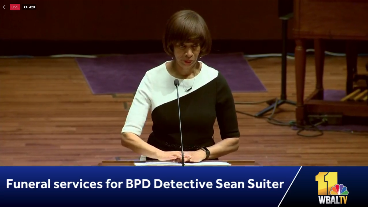 PHOTOS: Baltimore police Detective Sean Suiter's funeral