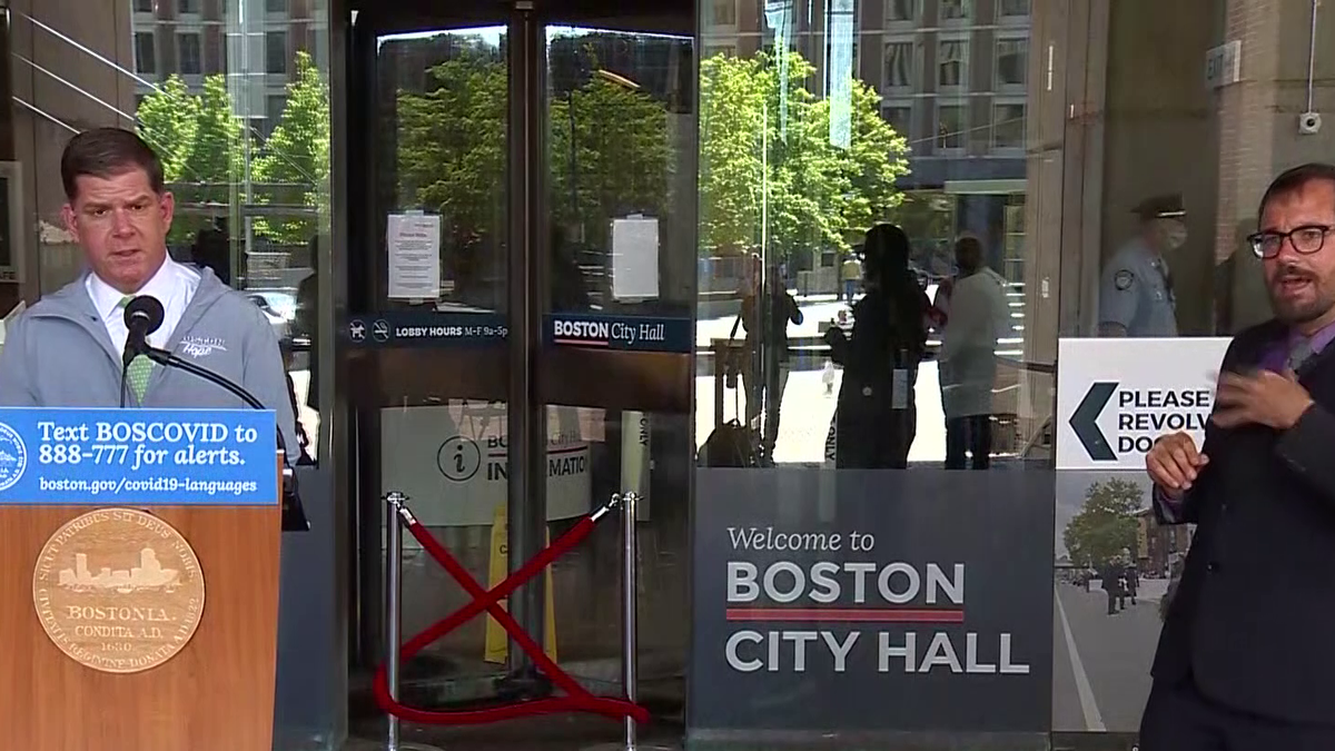 Mayor Walsh discusses reopening plans for Boston
