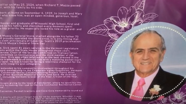 Hundreds gather in Colchester to honor the life of Sen. Dick Mazza