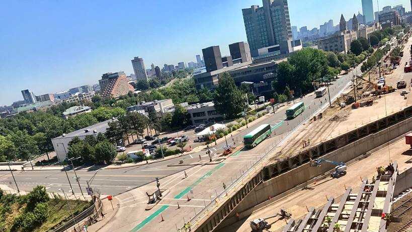 New girders installed as Comm. Ave. bridge project continues to impact ...