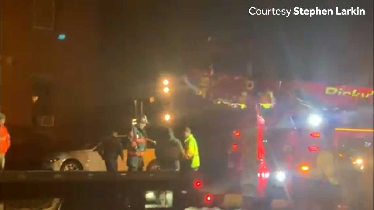 Vehicle, MBTA Commuter Rail train collide in Shirley, Massachusetts