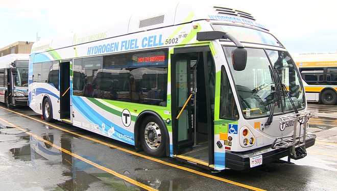 Find yourself aboard an uncommonly clean and shiny bus? It's new!