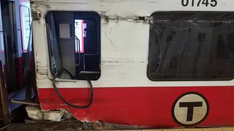 MBTA runaway train part of Red Line derailment stops prior to South Station