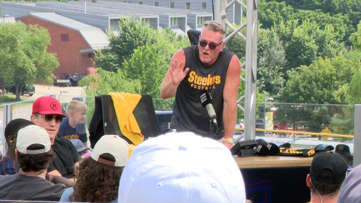 Pat McAfee Show at Steelers Training Camp in Latrobe
