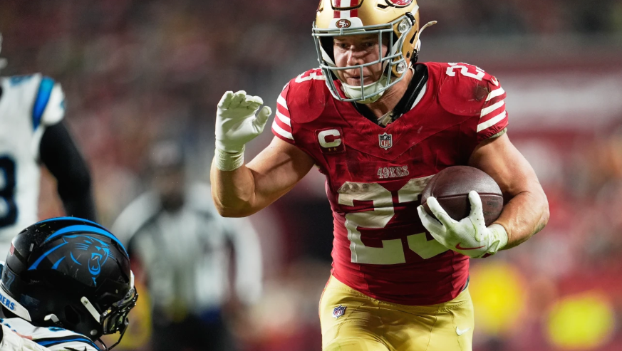 Christian McCaffrey’s big night leads 49ers to 20-9 victory over Panthers