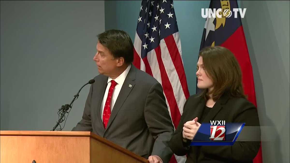 Full video: McCrory Wednesday morning update on Matthew