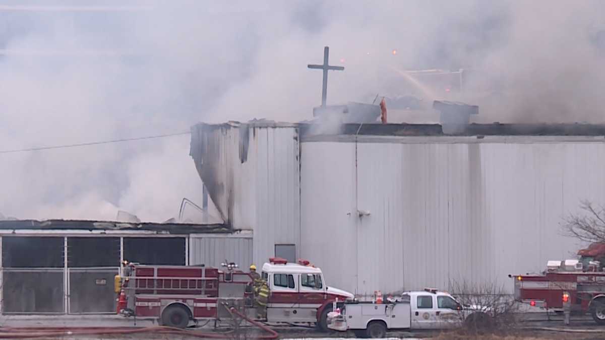 Cross stands as sign of hope after McCrum fire