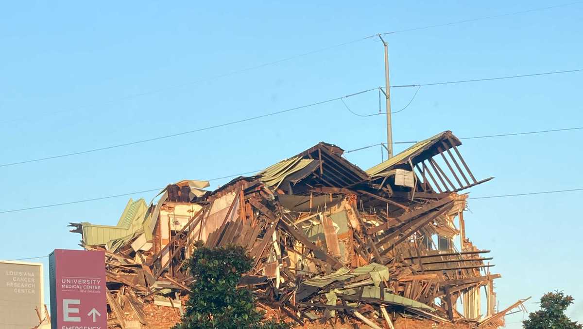 Demolition underway of old McDonogh 11 building near UMC