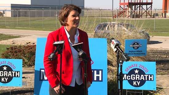 McGrath returns to her roots on final day of campaigning