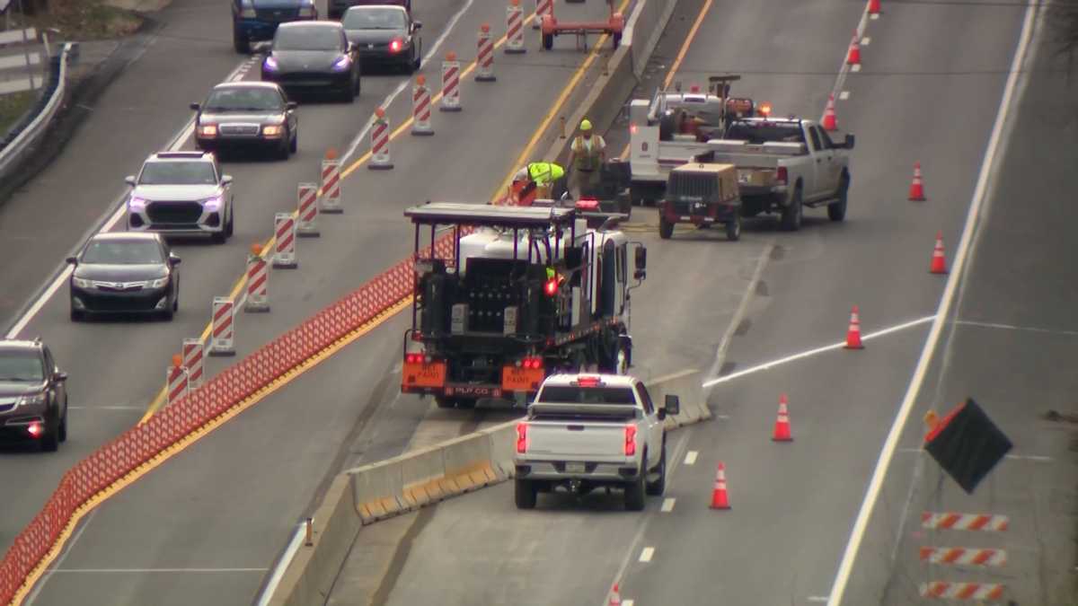 McKnight Road crossover: Northbound traffic into southbound lanes
