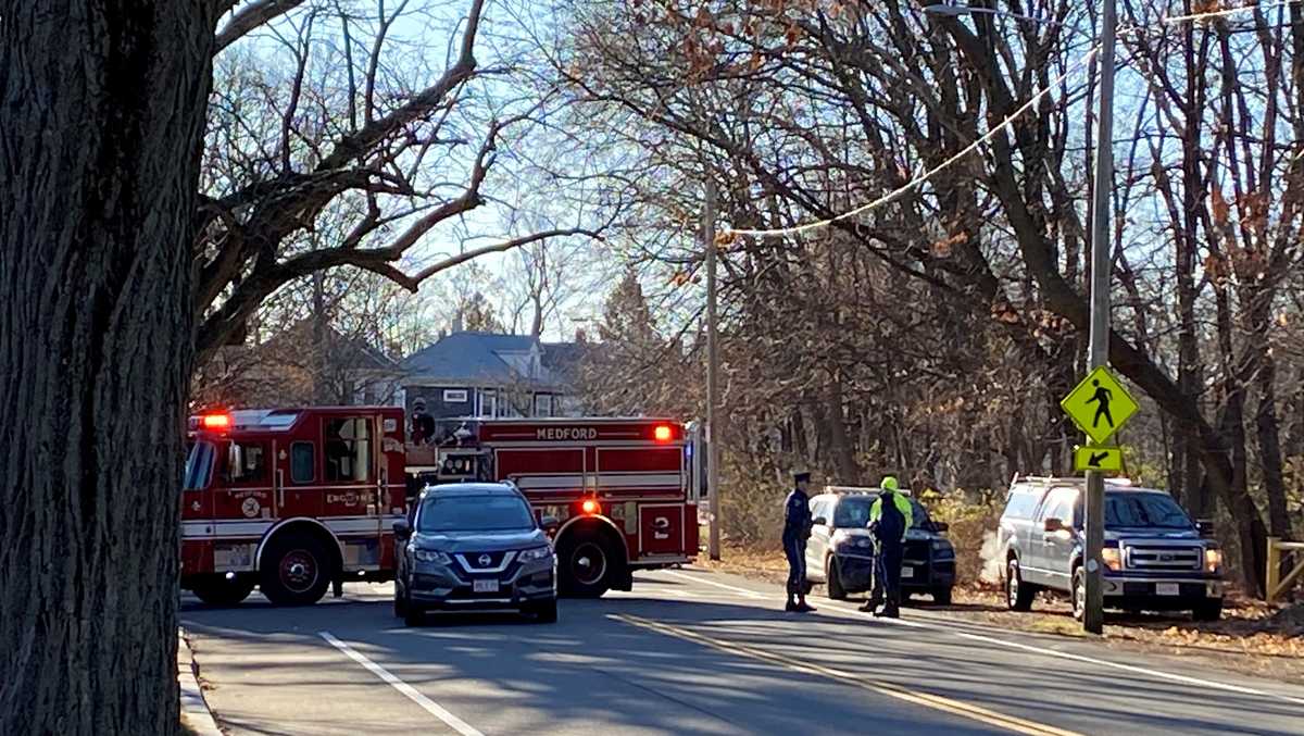 Man walking dog struck by vehicle in Medford, Massachusetts