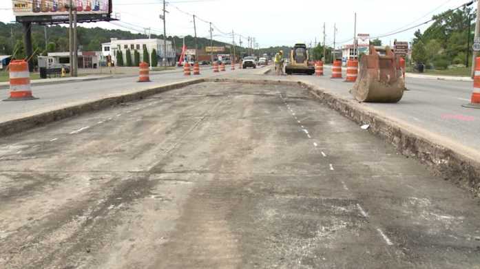 Dixie Highway project continues with second set of median construction