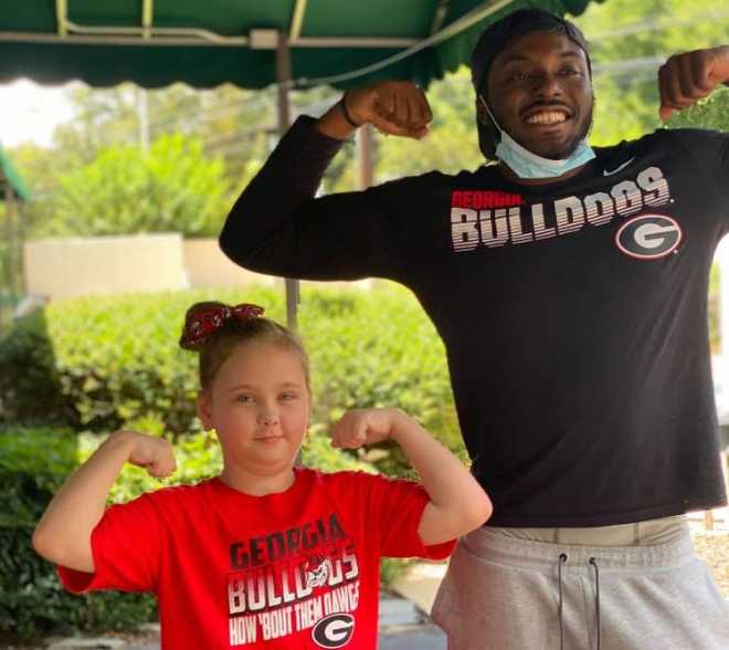 Richard LeCounte III surprises biggest fan on eve of her heart surgery