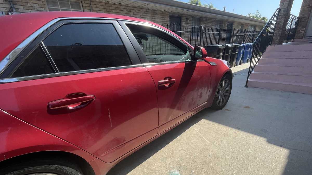 New Orleans elderly residents car windows smashed