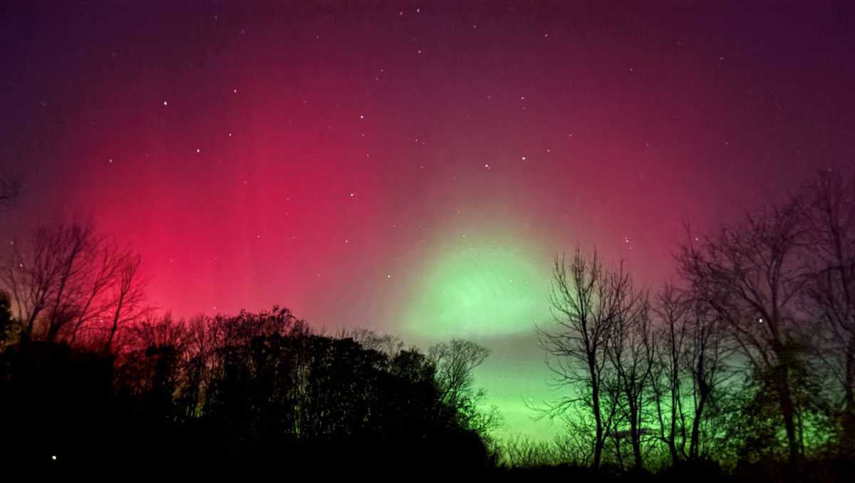 Clear skies make way for glimpses of Northern Lights across Massachusetts