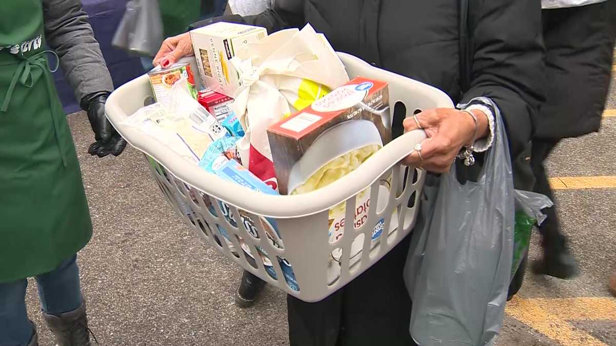 Menino Family Drive brings hundreds of care packages to families in need
