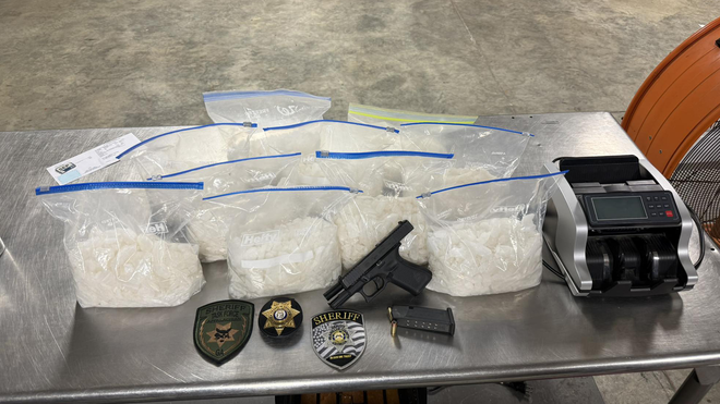 Traffic stop leads to 10 pounds of meth and two arrests in Georgia