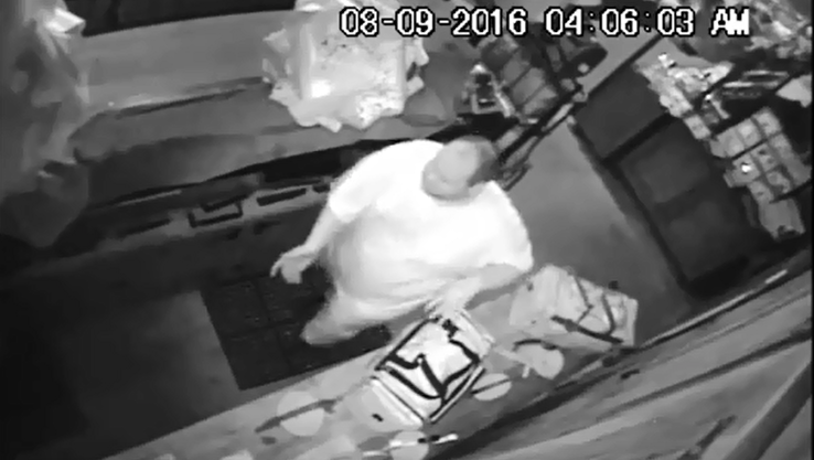 River Street Thief caught on camera