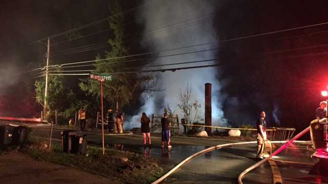 Fire destroys vacant Miami Twp. home