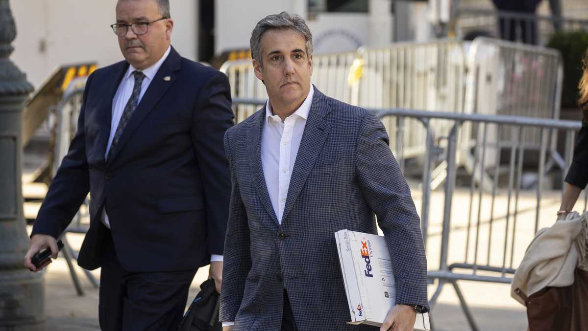 Michael Cohen takes the stand at Trump civil fraud trial