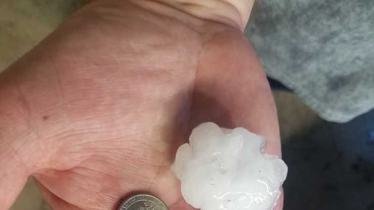 GALLERY: Saturday severe storms bring large hail to Oklahoma