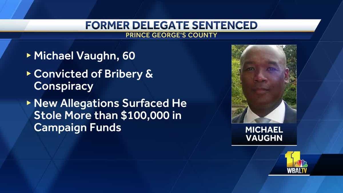 Former PG County delegate sentenced to prison