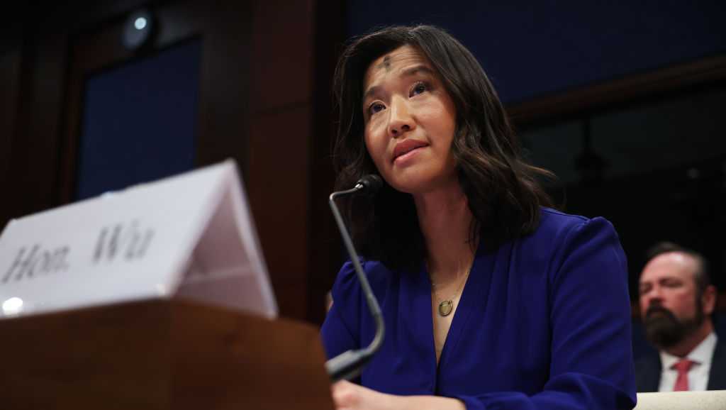 Boston Mayor Michelle Wu testifies at sanctuary cities hearing