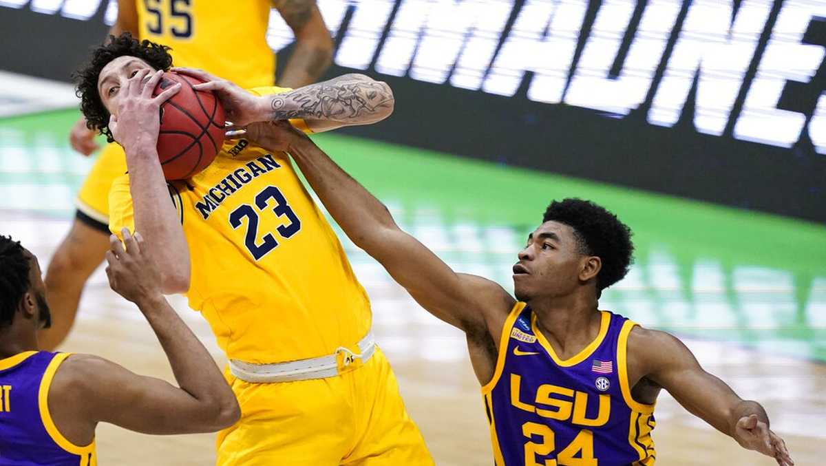 No. 1 Michigan beats No. 8 LSU in a March Madness thriller