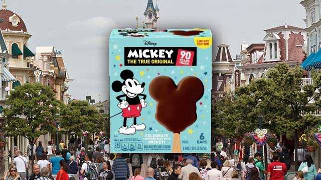 Mickey Mouse ice cream bars coming to grocery stores