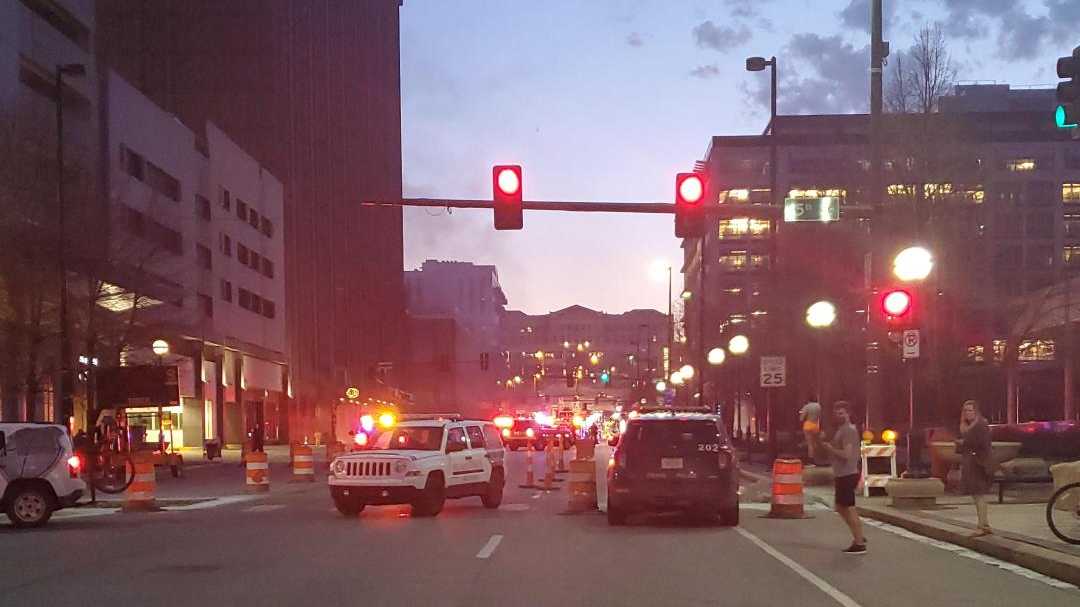 Emergency response after heavy smoke, flames reported in downtown Omaha ...
