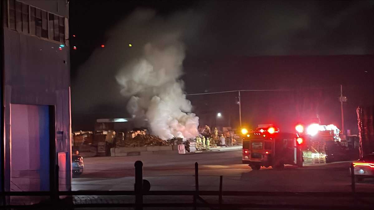 Dispatch: Multiple crews respond to pallet fire in Greendale