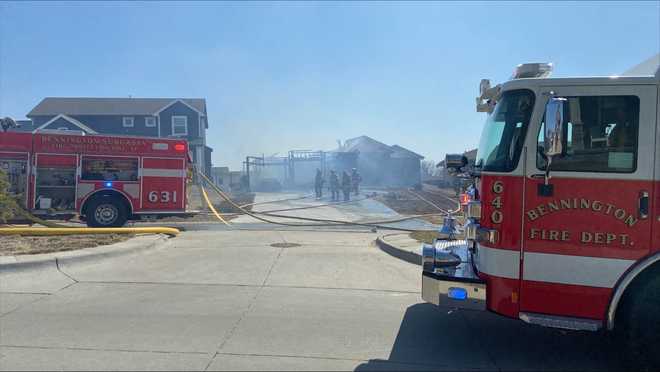 Explosions, fire heavily damage Bennington home