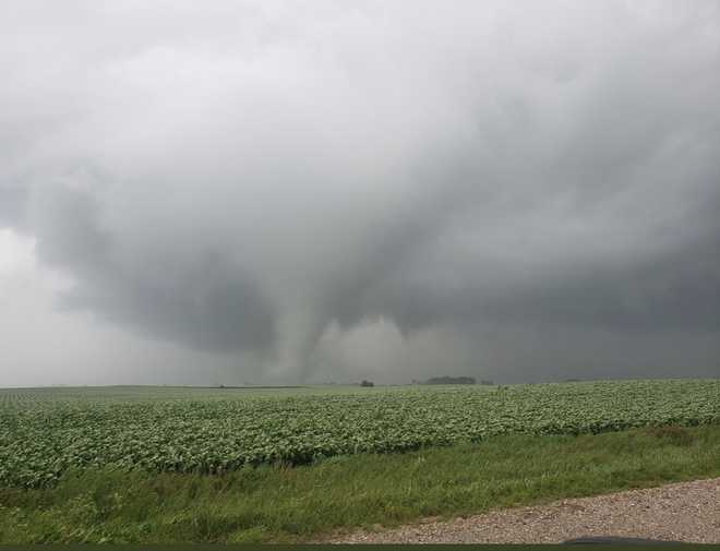 Watch Now: First look at the damage from Iowa tornadoes