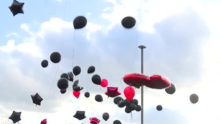 Community holds balloon release for 14-year-old killed in Middletown crash