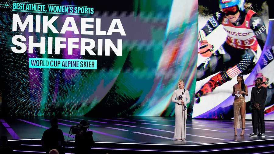 Mikaela Shiffrin named best women's sports athlete at ESPYS