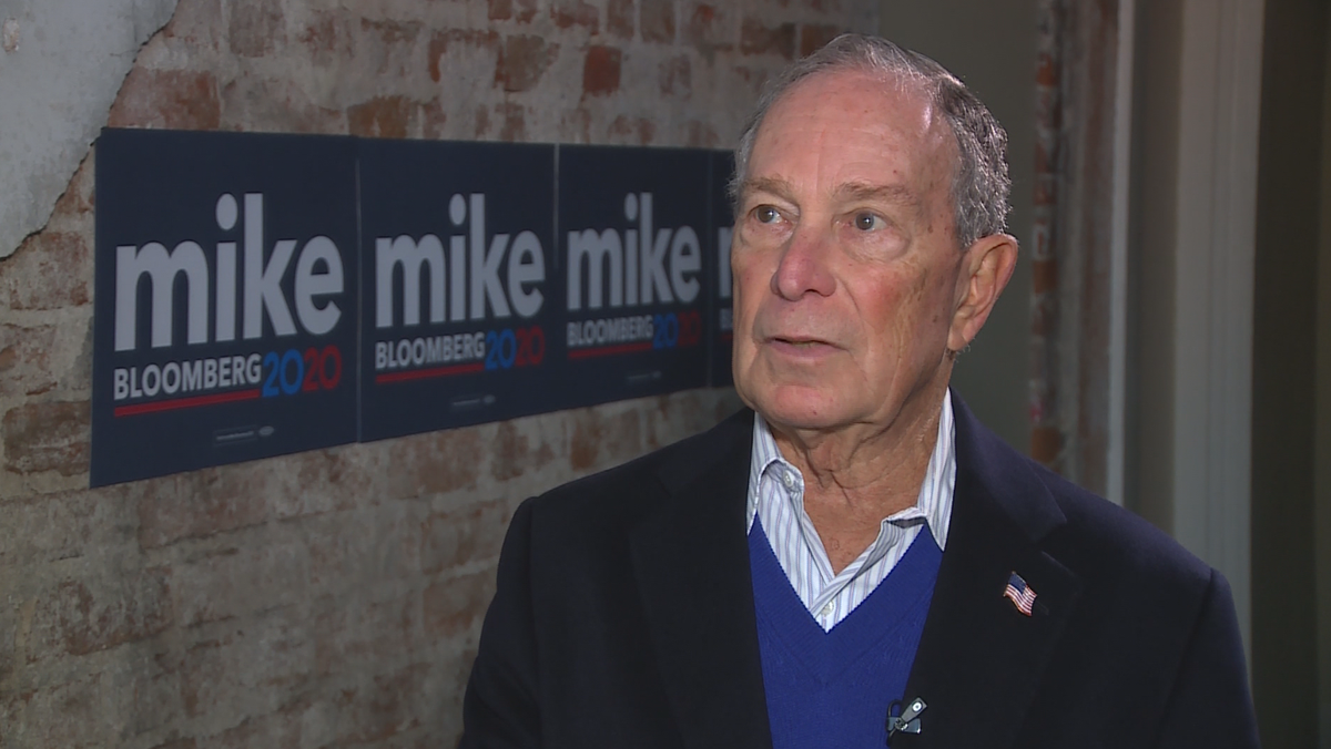Exclusive one-on-one with presidential candidate Mike Bloomberg