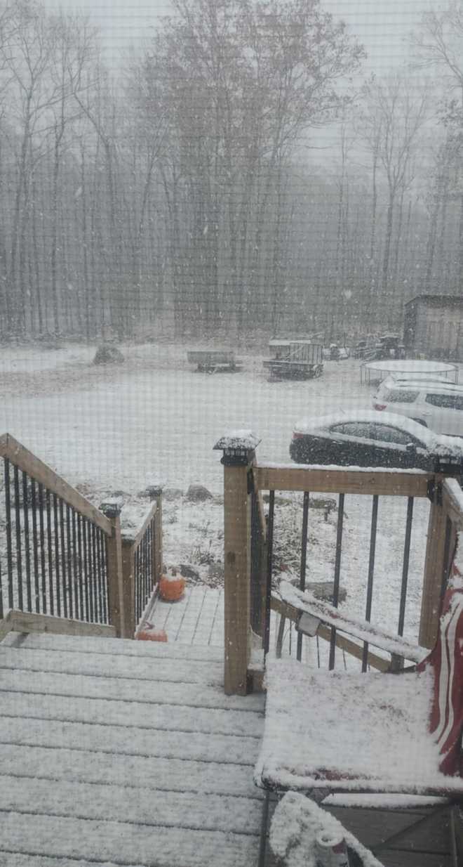 Winter returns to Maine with snow and mixing