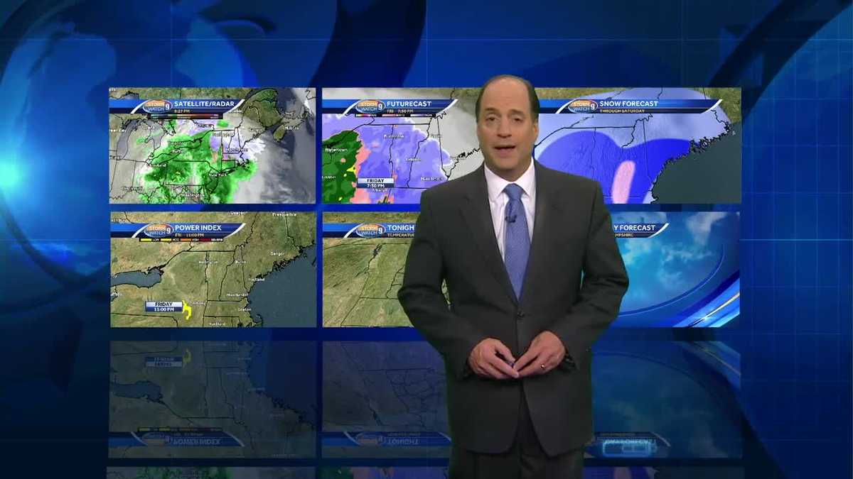 Watch: Storm brings snow for weekend