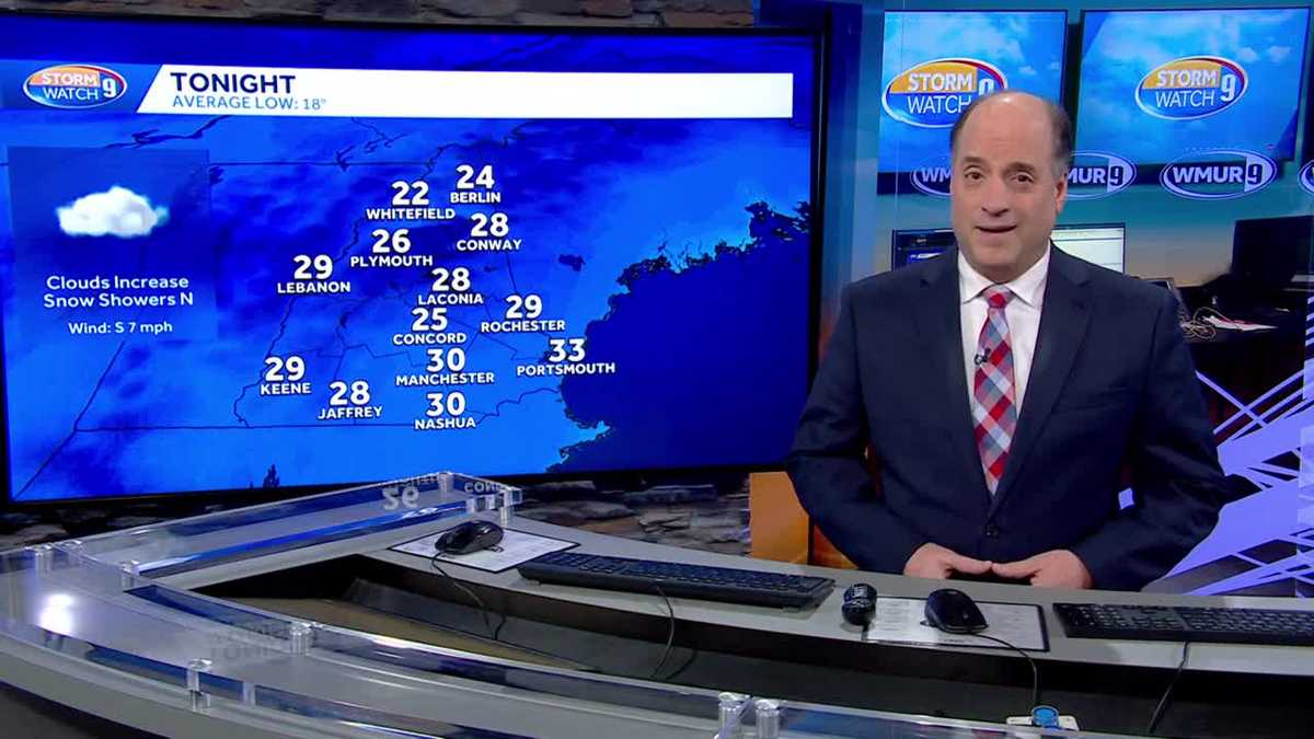 New Hampshire weather: Quiet & Chilly, Snow Chance Tuesday