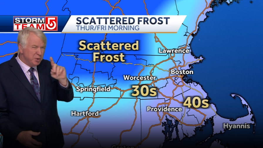 Video: Clear skies and frost ahead this week