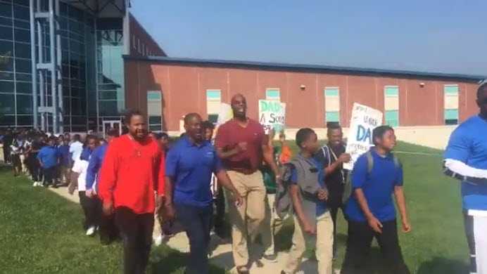 Hundreds march for National Million Father March in Bond Hill