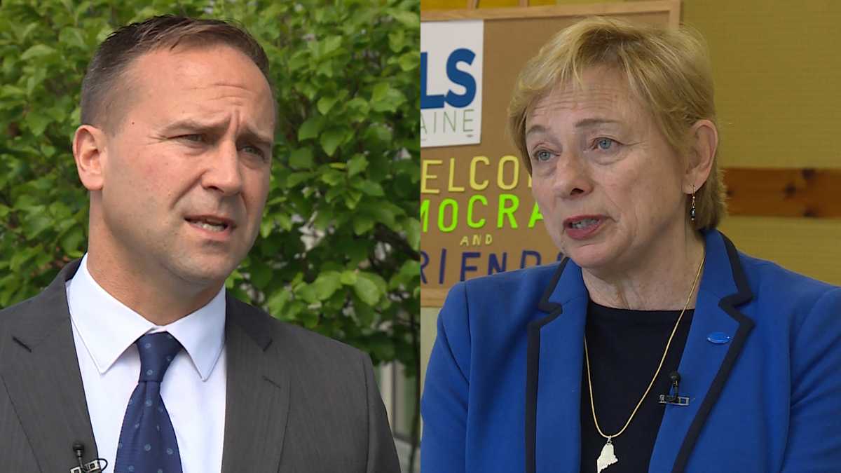Battle between Democratic gubernatorial candidates Janet Mills, Adam ...